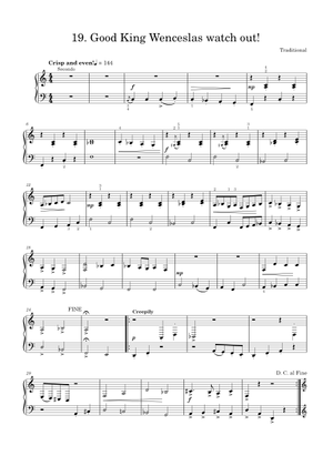 Play Official version of Good king wenceslas Sheet Music by Misc ...