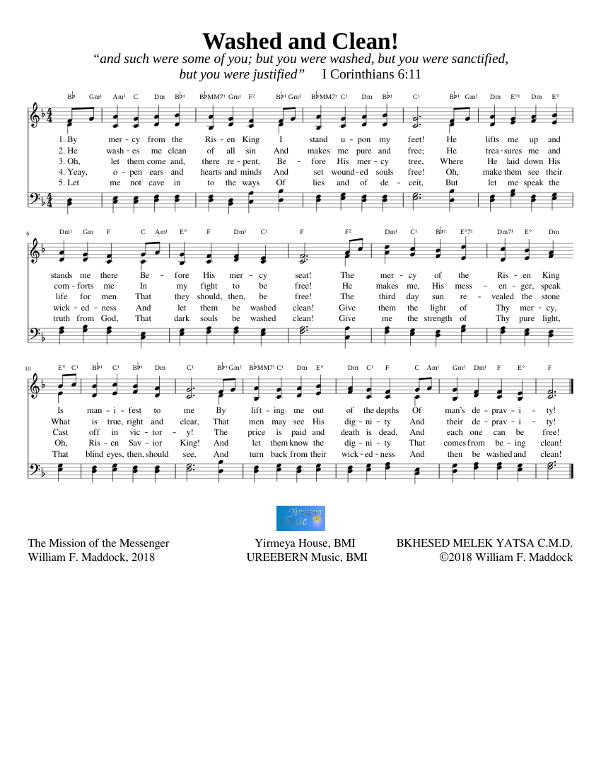 Washed and Clean! Sheet music for Strings group (String Duet ...