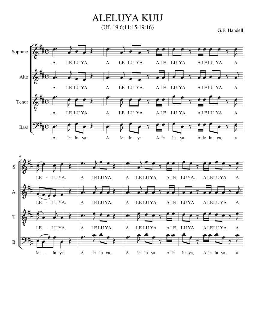 colind Sheet music for Soprano, Alto, Tenor, Bass voice (Choral ...