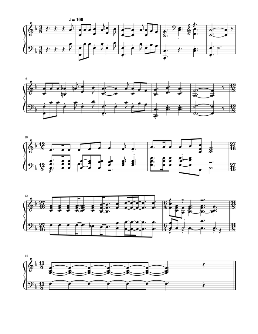 If any man thirst, the Savior said - J. J. Lowe Sheet music for Piano ...