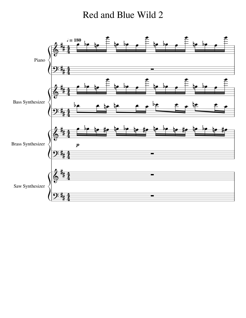 Pokemon Red and Blue Wild Battle Theme - piano tutorial