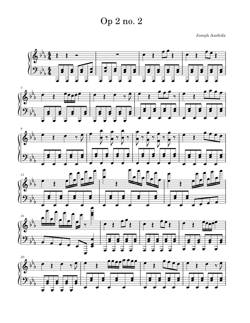 op 2 no. 2 - piano tutorial