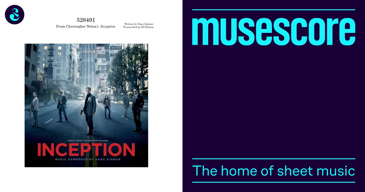 528491 (Inception) – Hans Zimmer Sheet music for Piano, Trombone, Tuba ...