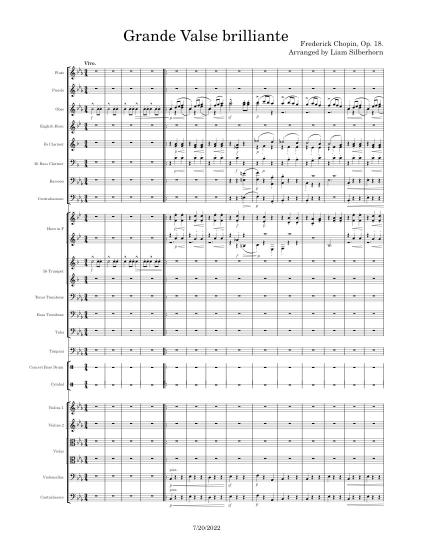 Grande Valse Brilliante – Frédéric Chopin Chopin-Grande Valse ...