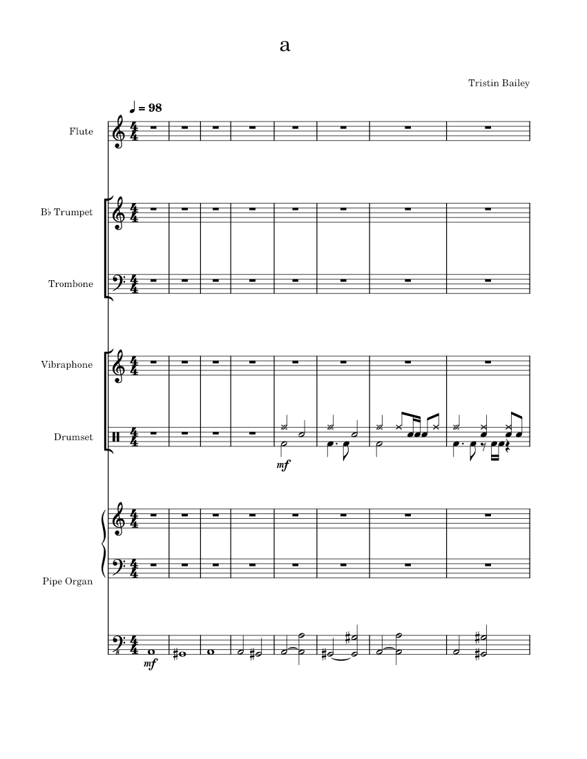 Adrenal Medulla Sheet music for Trombone, Organ, Flute, Trumpet in b ...