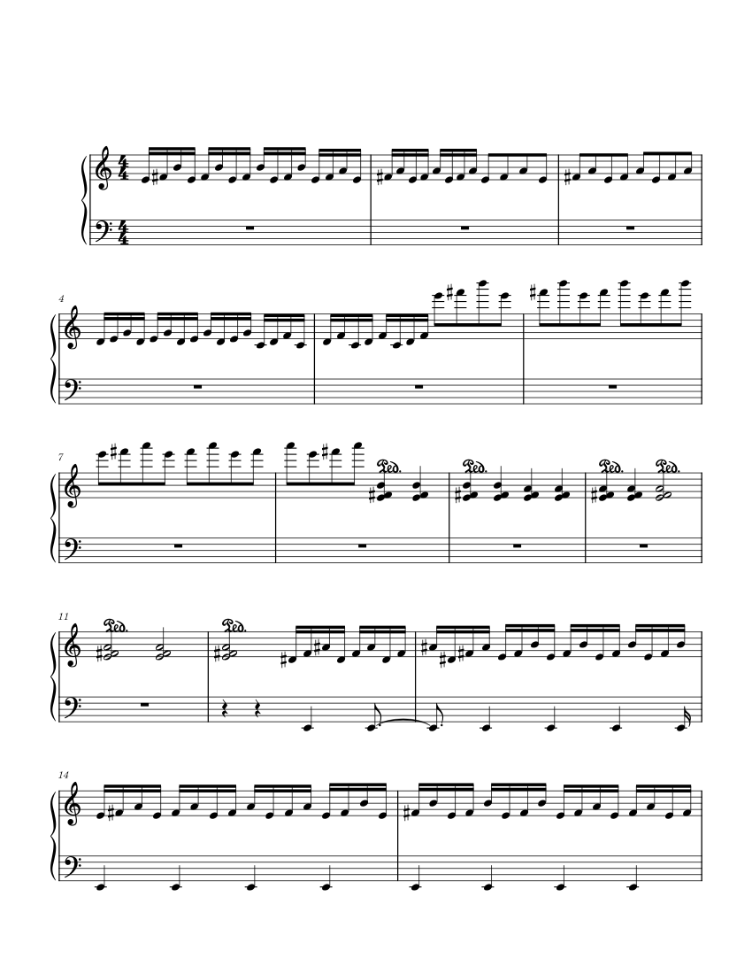 E# Sheet music for Piano (Solo) | Musescore.com