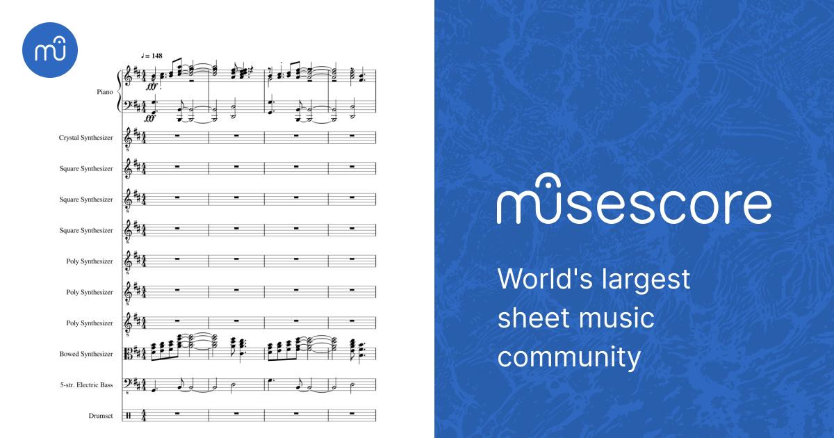 Sonic Colors: Planet Wisp Act 1 Sheet Music for Piano, Bass guitar ...