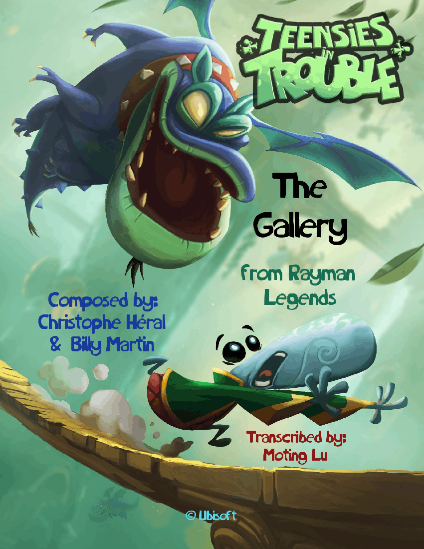 The Gallery ~Teensies in Trouble~ – Rayman Legends - piano tutorial