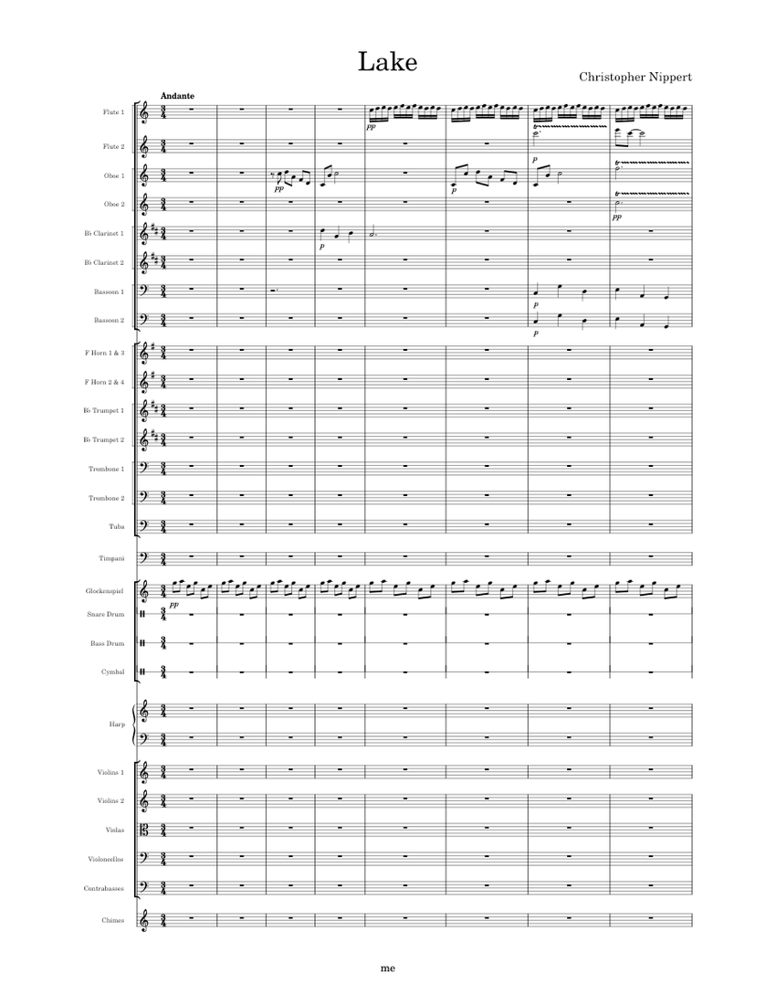 Lake - piano tutorial