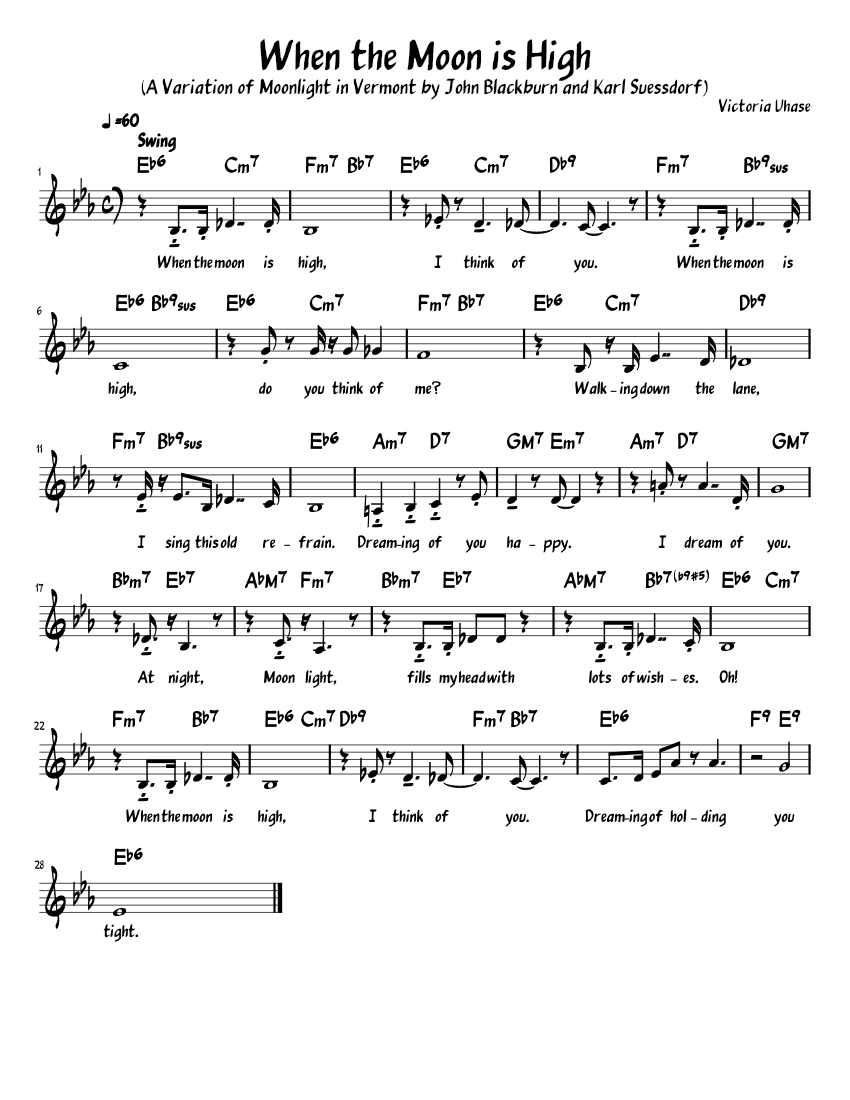 When_the_Moon_is_High - piano tutorial
