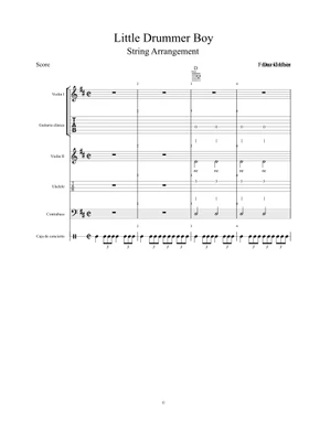Paradiddle Sheet Music Drummer Boy
