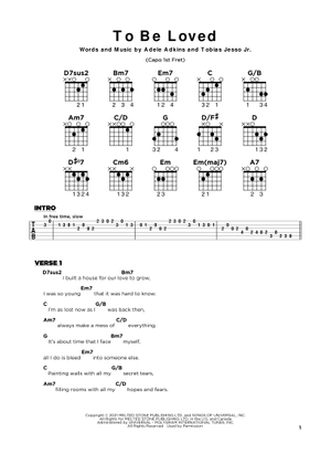 guitar chords adele