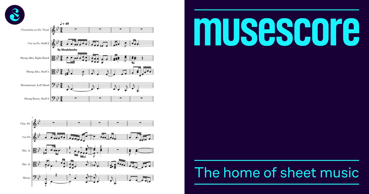 Mendelssohn - String Symphony No.2 in D major, MWV N 2 – Felix Mendelssohn Sheet music for ...