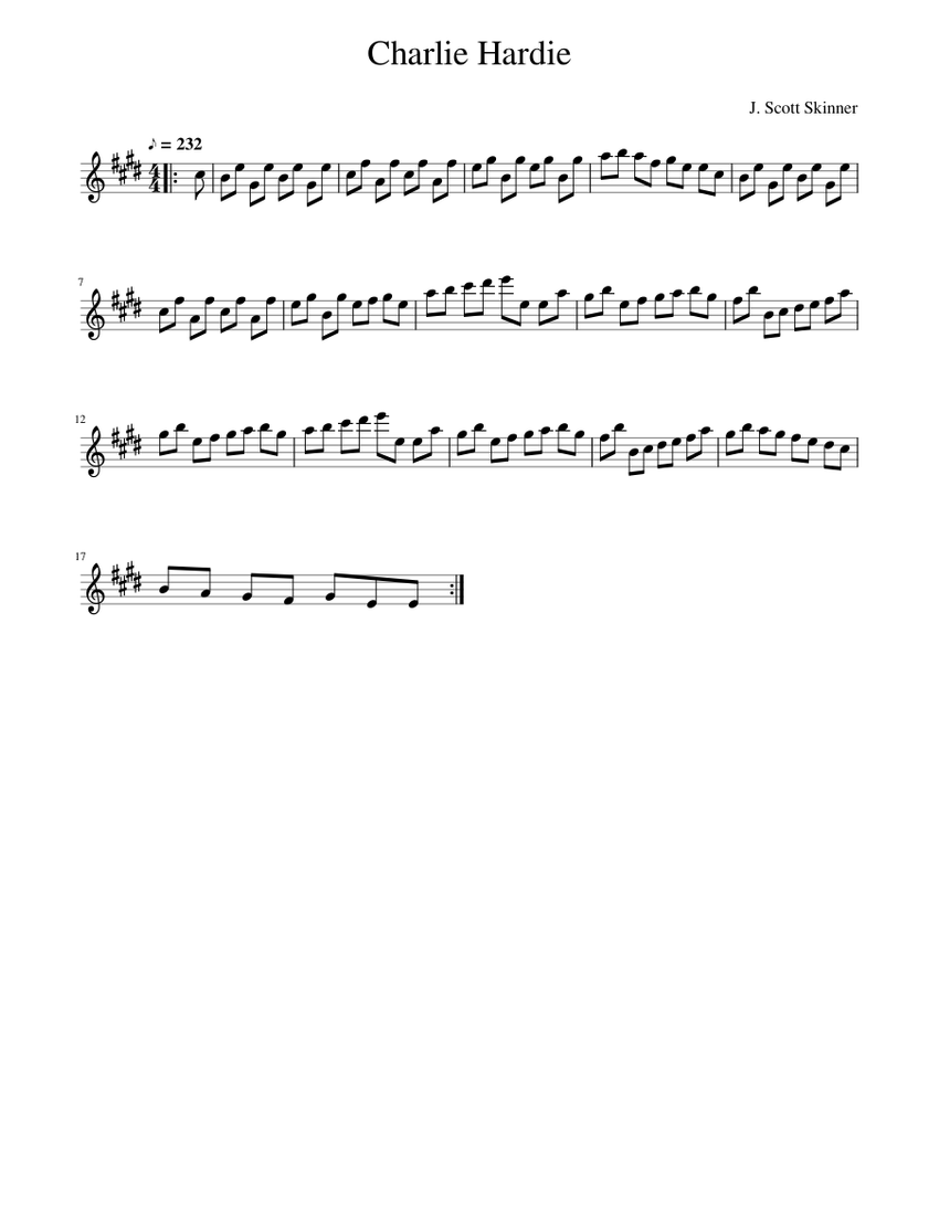 Charlie Hardie Sheet music for Piano (Solo) Easy | Musescore.com