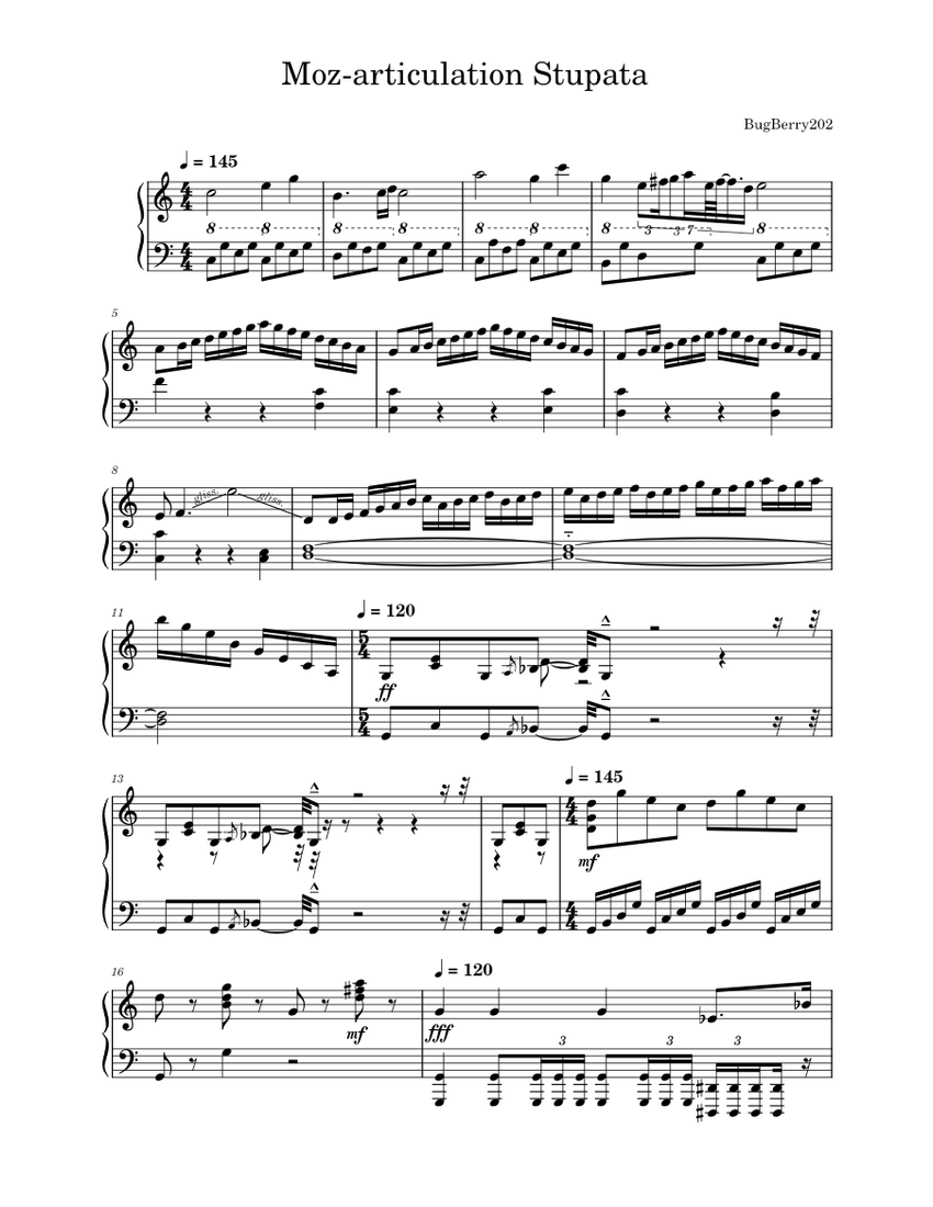 Piano Sonata No.16 in C major, K.545 – Wolfgang Amadeus Mozart Mozart ...