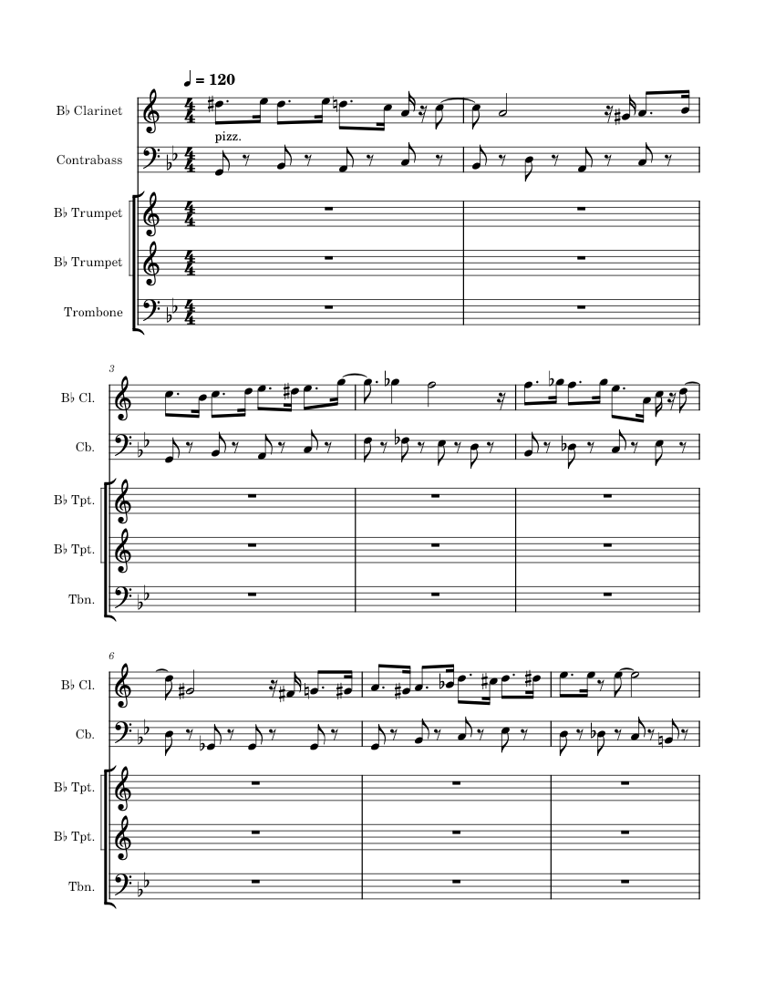 piano piece/reduction (question mark) Sheet music for Trombone ...