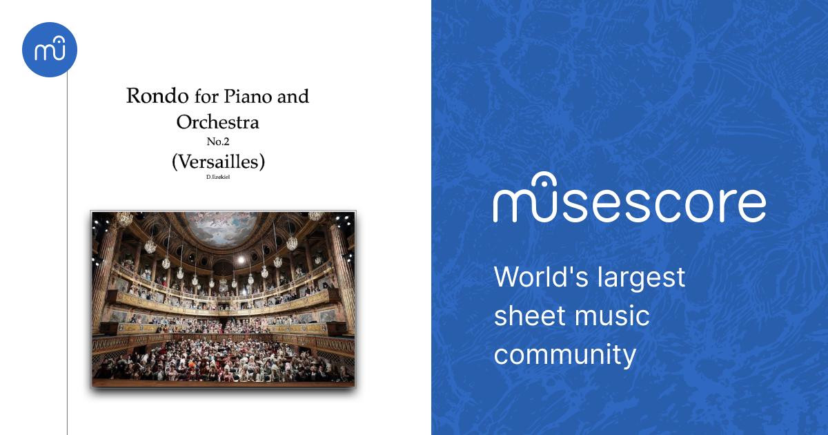 RONDO IN F Major No. 2 (Versailles) Sheet music for Piano, Flute ...