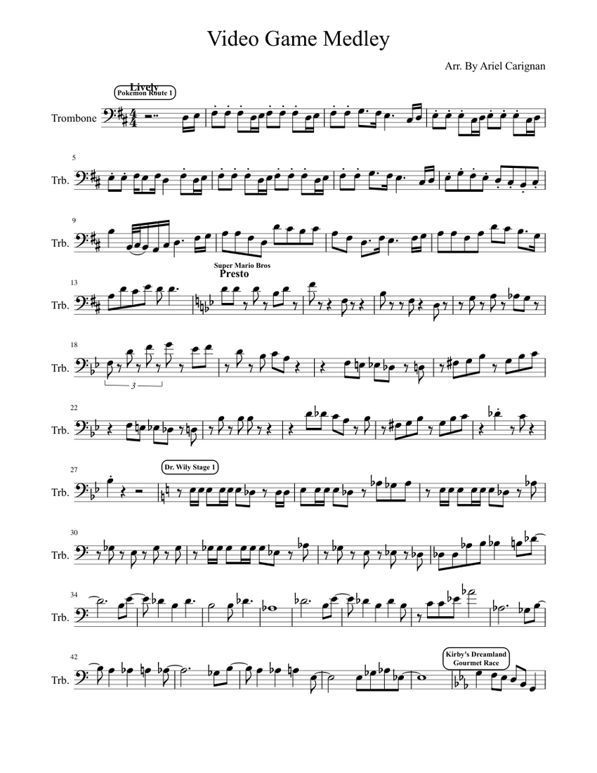 Video Game Medley - piano tutorial