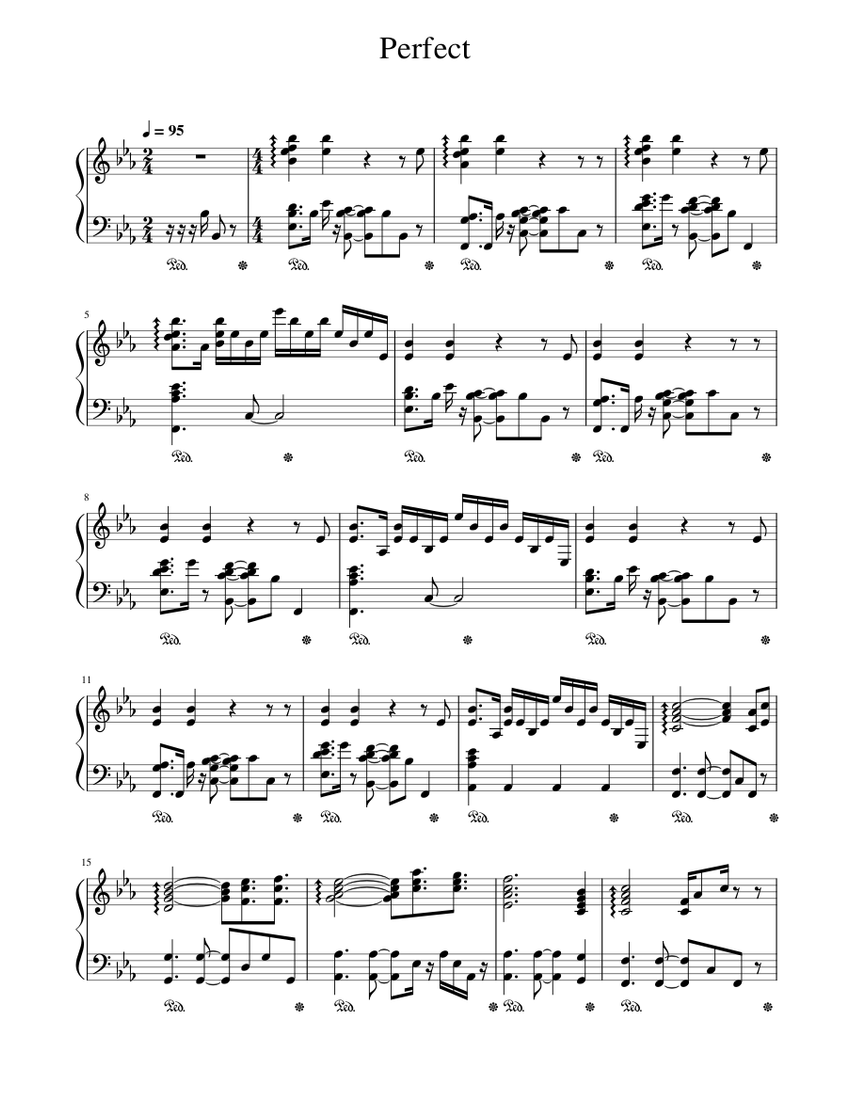 Perfect – AAA - piano tutorial