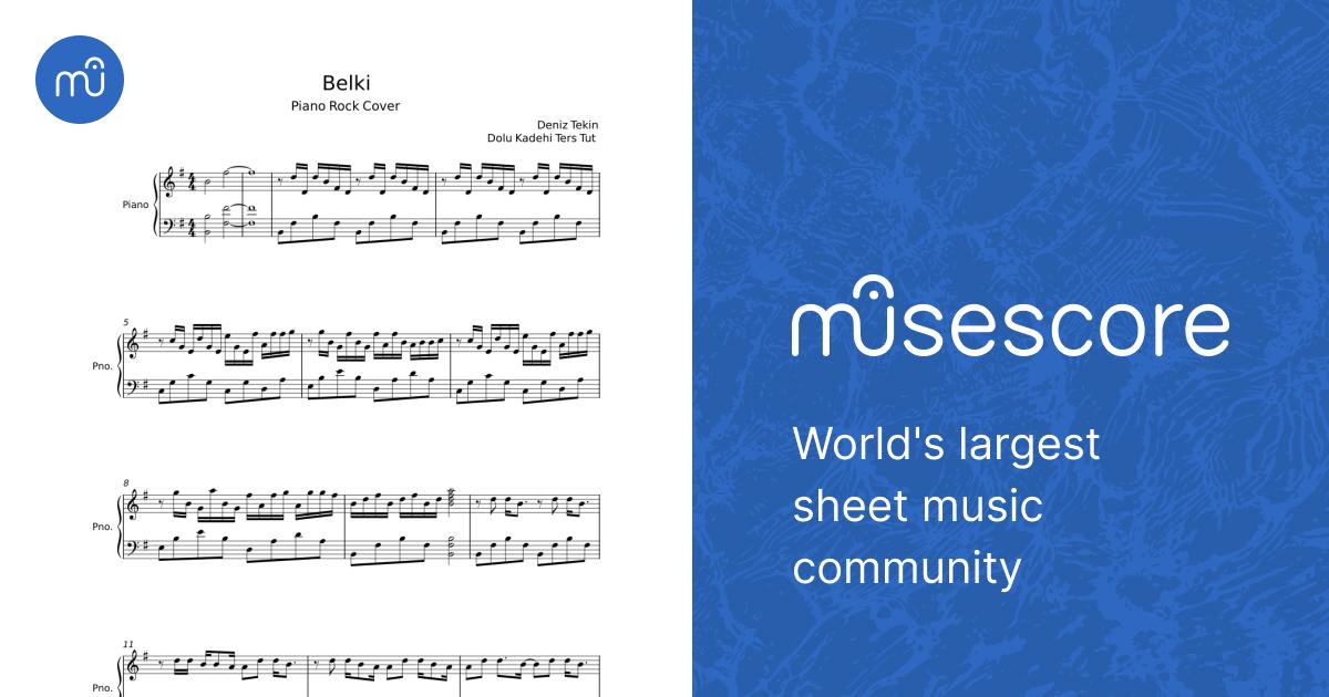 Belki - Deniz Tekin Sheet Music for Piano (Solo) | MuseScore.com