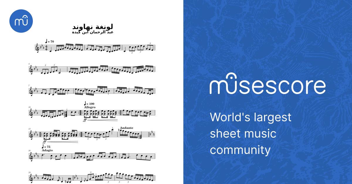 LONGA NAHAWAND Sheet music for Guitar (Solo) | Musescore.com