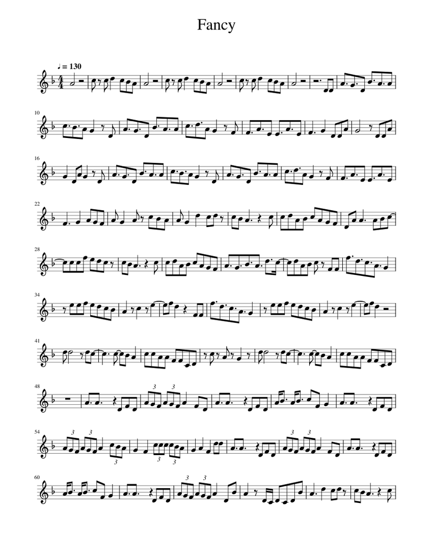 Twice (트와이스) - Fancy (Trumpet Solo) Sheet music for Trumpet in b-flat ...