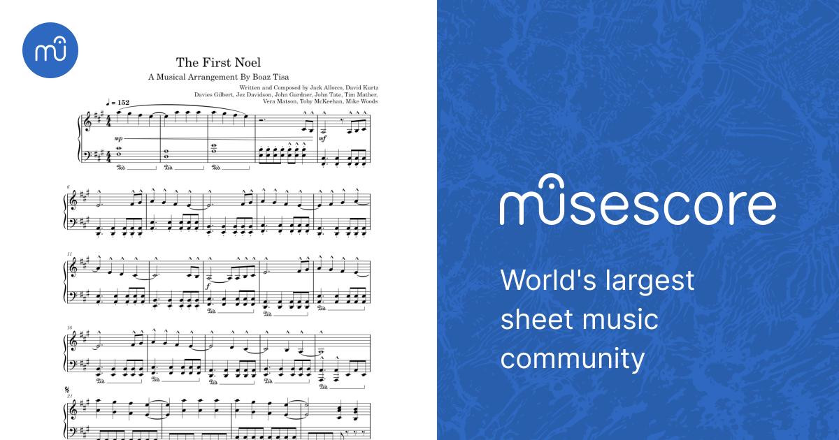 The First Noel – TobyMac Sheet Music for Piano (Solo) | MuseScore.com
