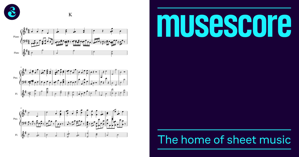 Jet2 Sheet Music for Piano, Flute (Solo) | MuseScore.com