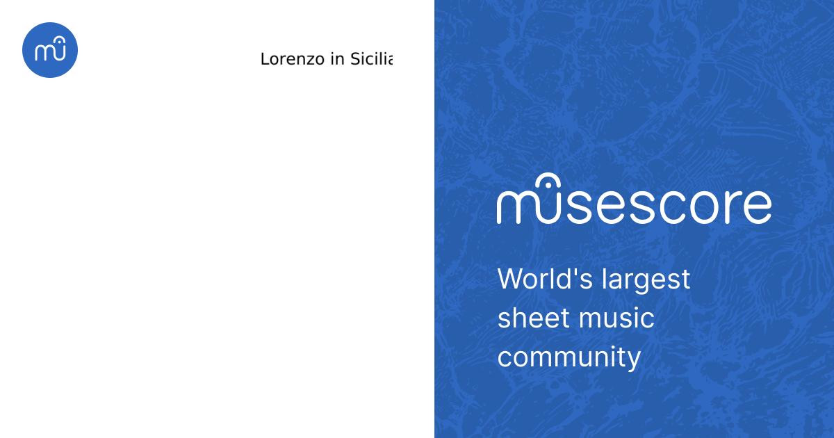Lorenzo in Sicilia – Banda Ionica Sheet music for Trombone, Euphonium ...