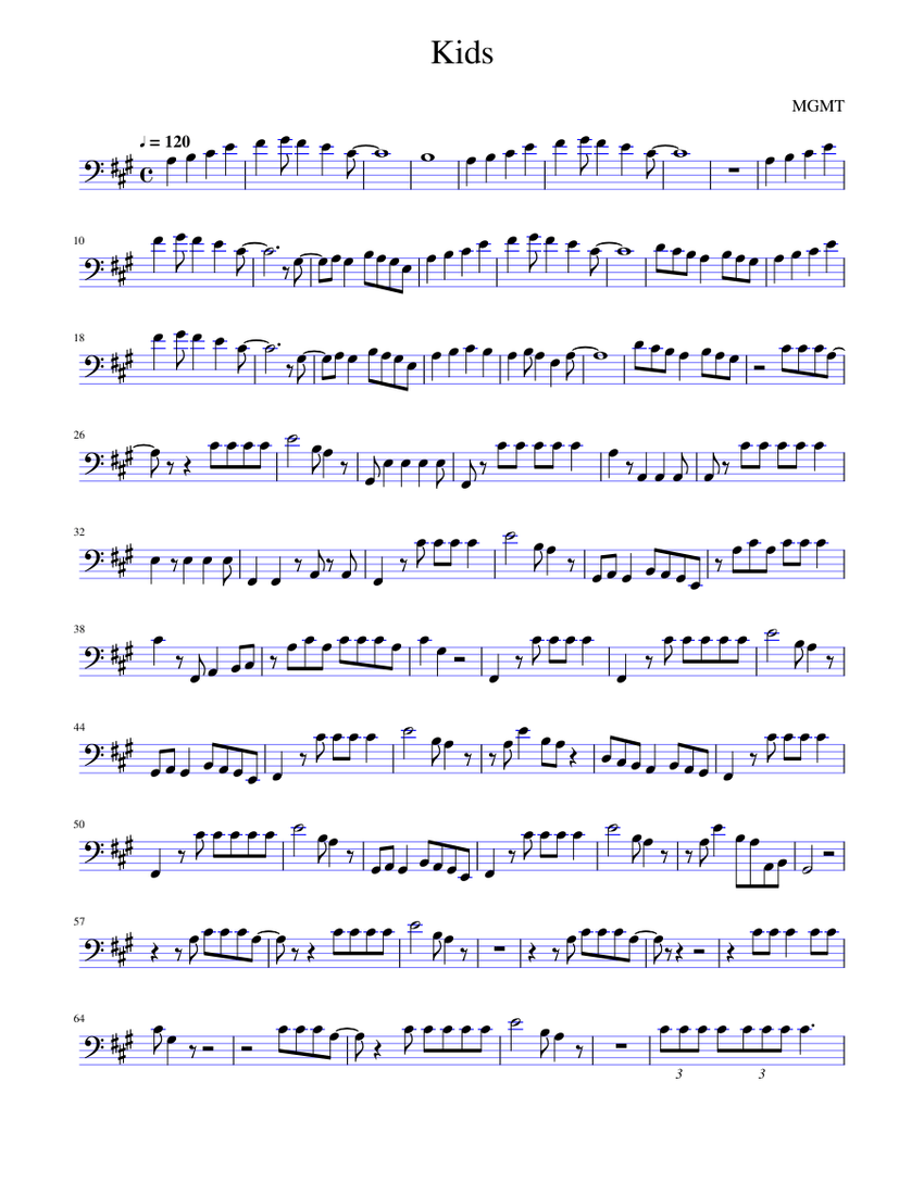 Kids Sheet Music for Bassoon (Solo) | MuseScore.com