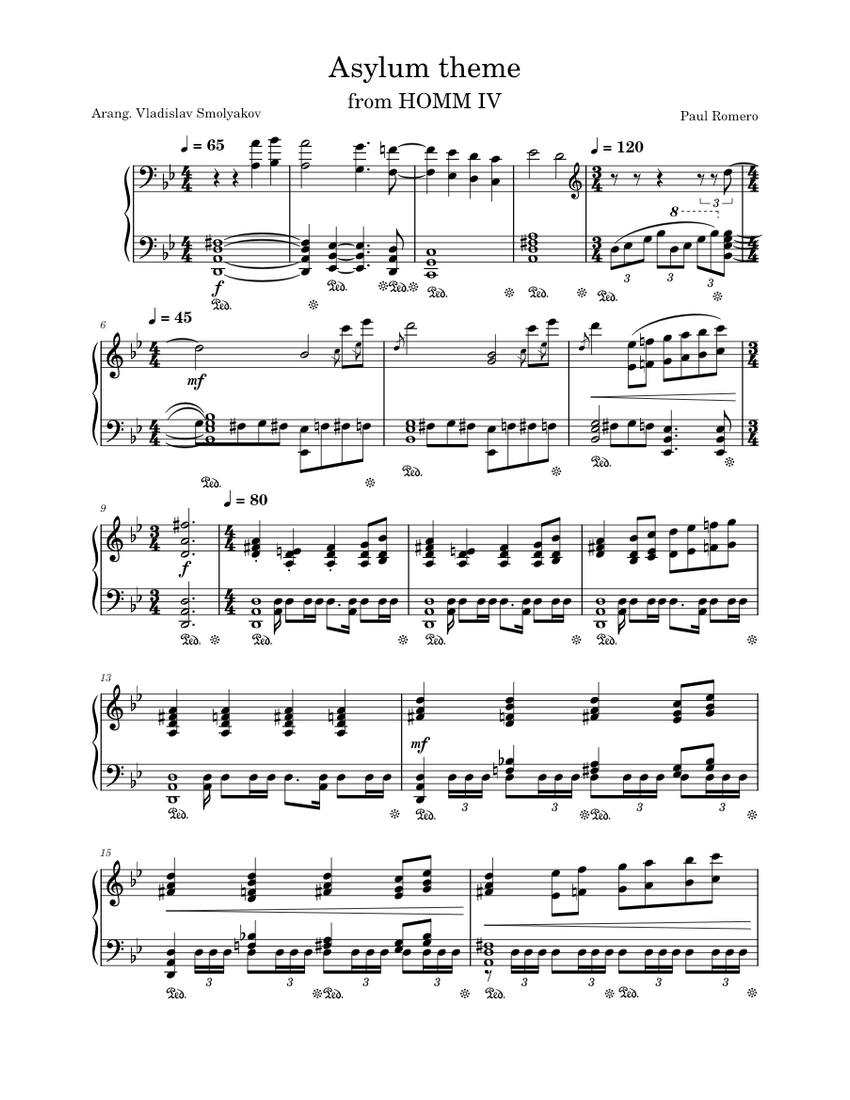 Asylum theme from HOMM IV – Paul Anthony Romero Asylum theme from HOMM ...