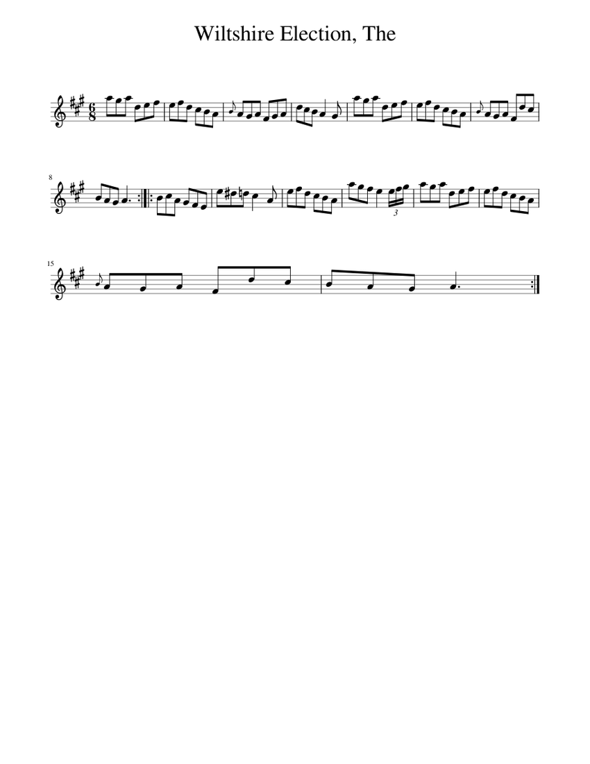 The Wiltshire Election - piano tutorial
