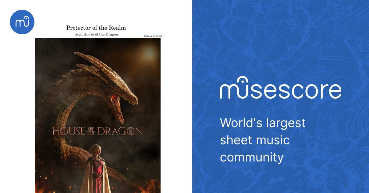 Protector of the Realm from House of the Dragon – Ramin Djawadi Sheet Music for Piano, Trombone ...