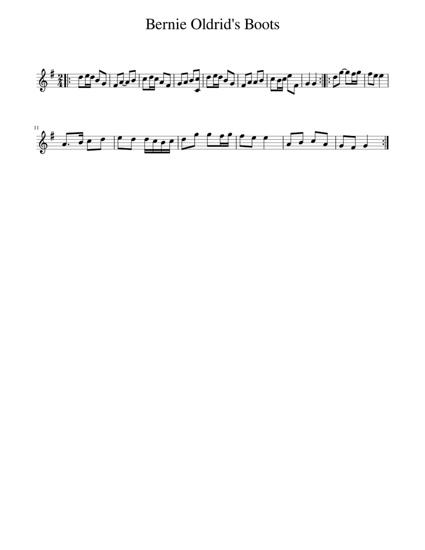 Bernie Oldrid's Boots Sheet music for Piano (Solo) | Musescore.com