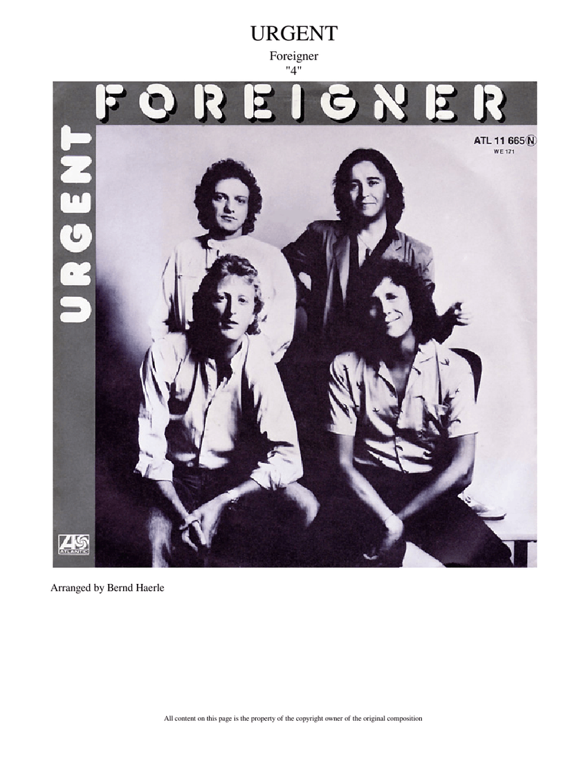 URGENT Sheet music for Guitar, Bass guitar, Drum group, Banjo (Pep Band ...