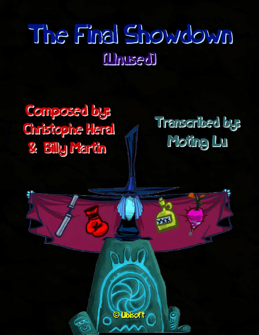 The Final Showdown [Unused] – Rayman Origins Sheet music for Guitar ...