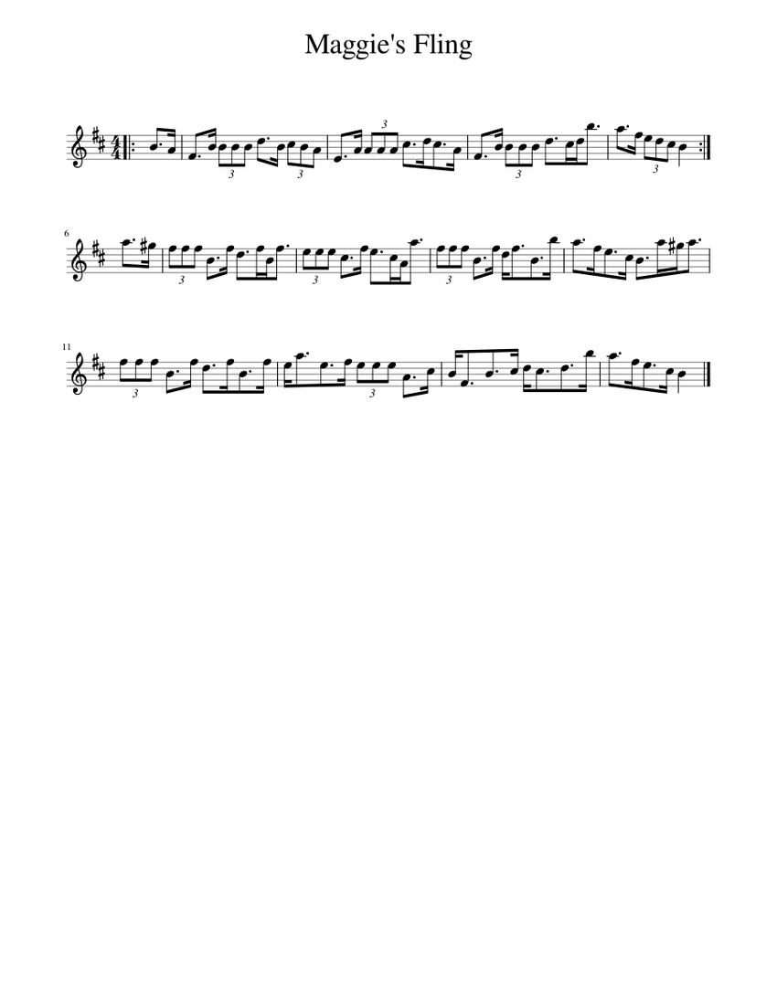 Maggie's Fling Sheet music for Piano (Solo) Easy | Musescore.com