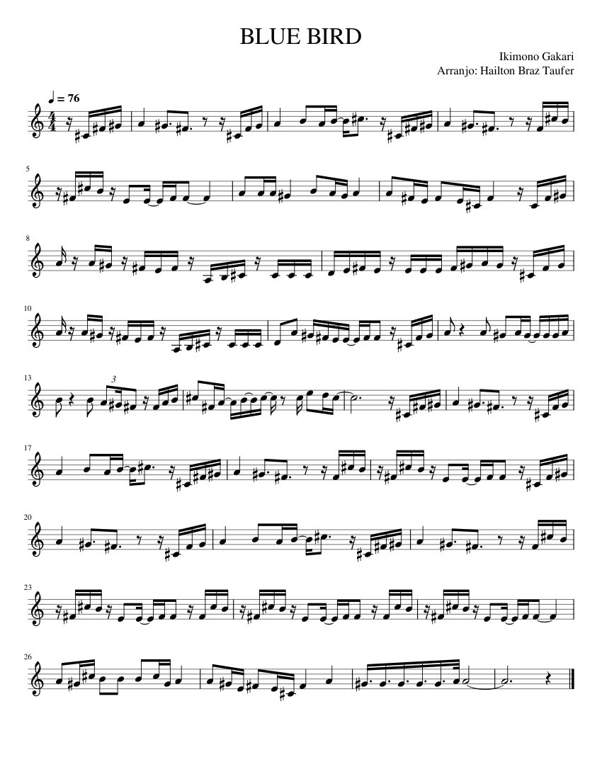 BLUE BIRD (Play along with the Video of the HSkulex channel from ...