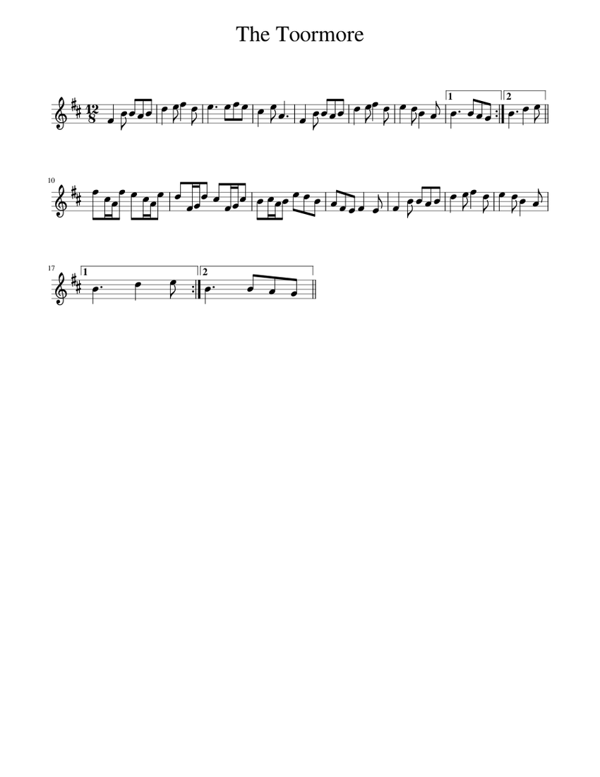 The Toormore Sheet Music for Piano (Solo) easy | MuseScore.com