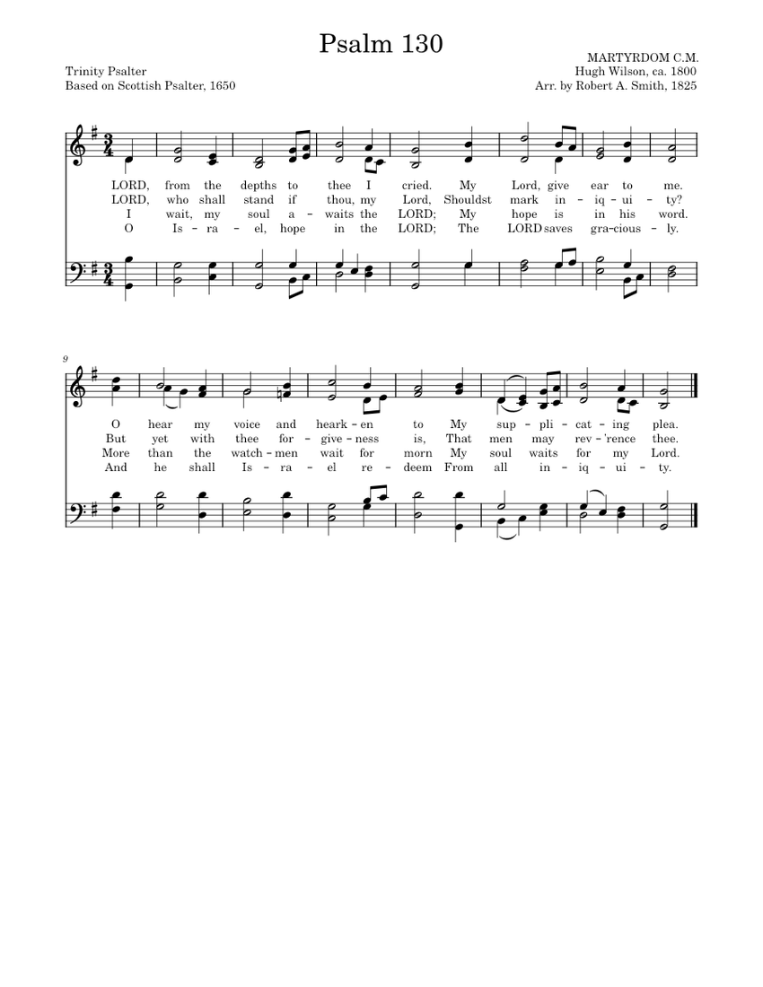 Psalm 130 - piano tutorial