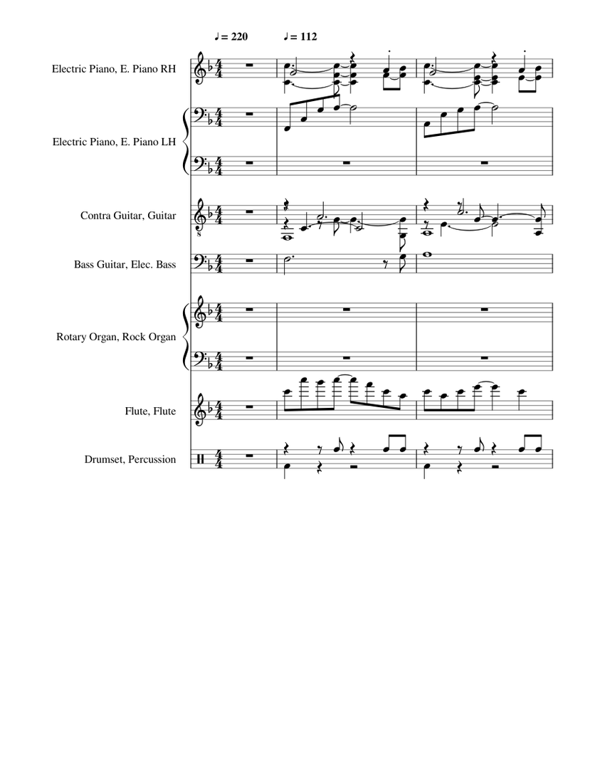 Fly Like A Bird Ken Canedo Sheet music for Piano, Organ, Flute, Guitar ...