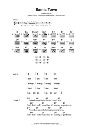 the killers chords