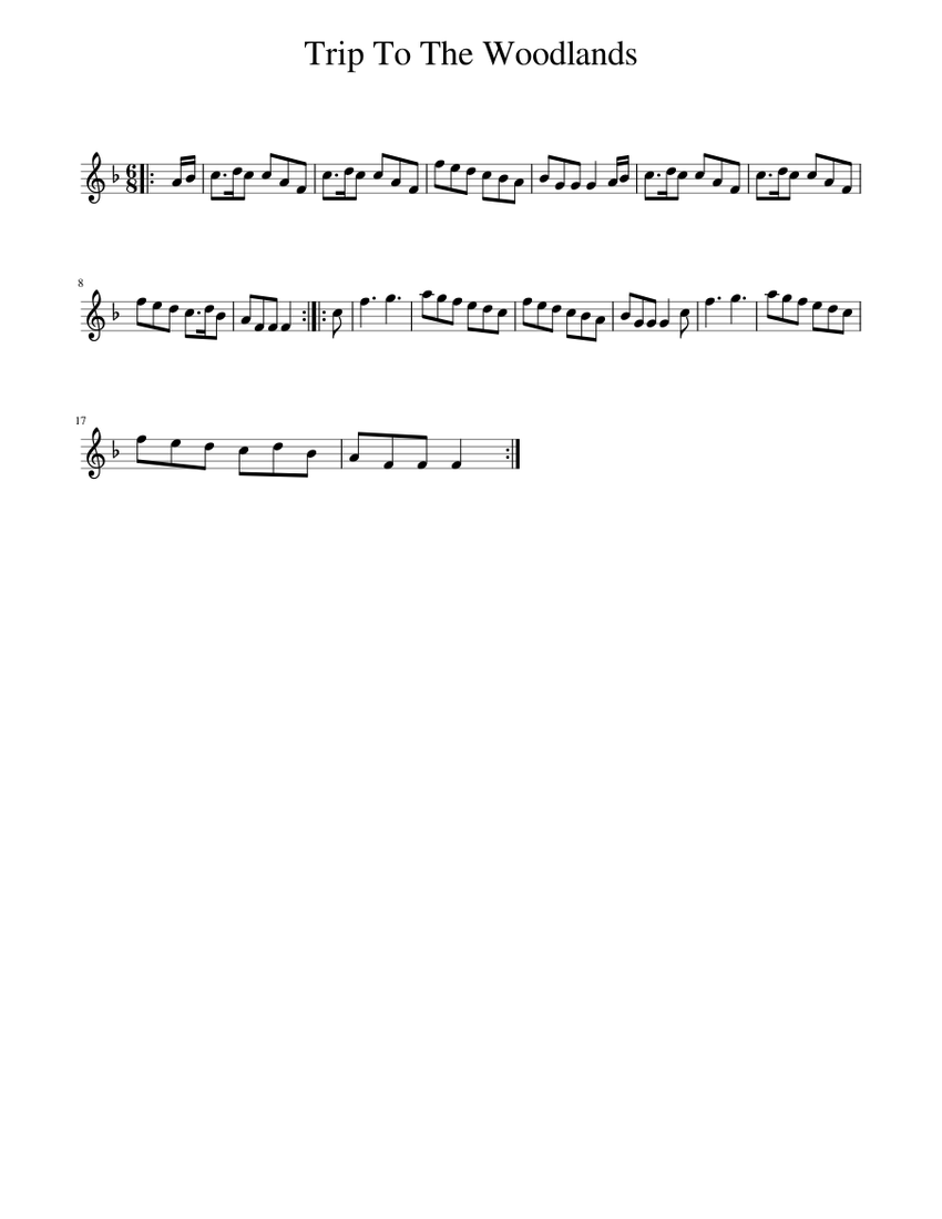 Trip To The Woodlands Sheet music for Piano (Solo) Easy | Musescore.com