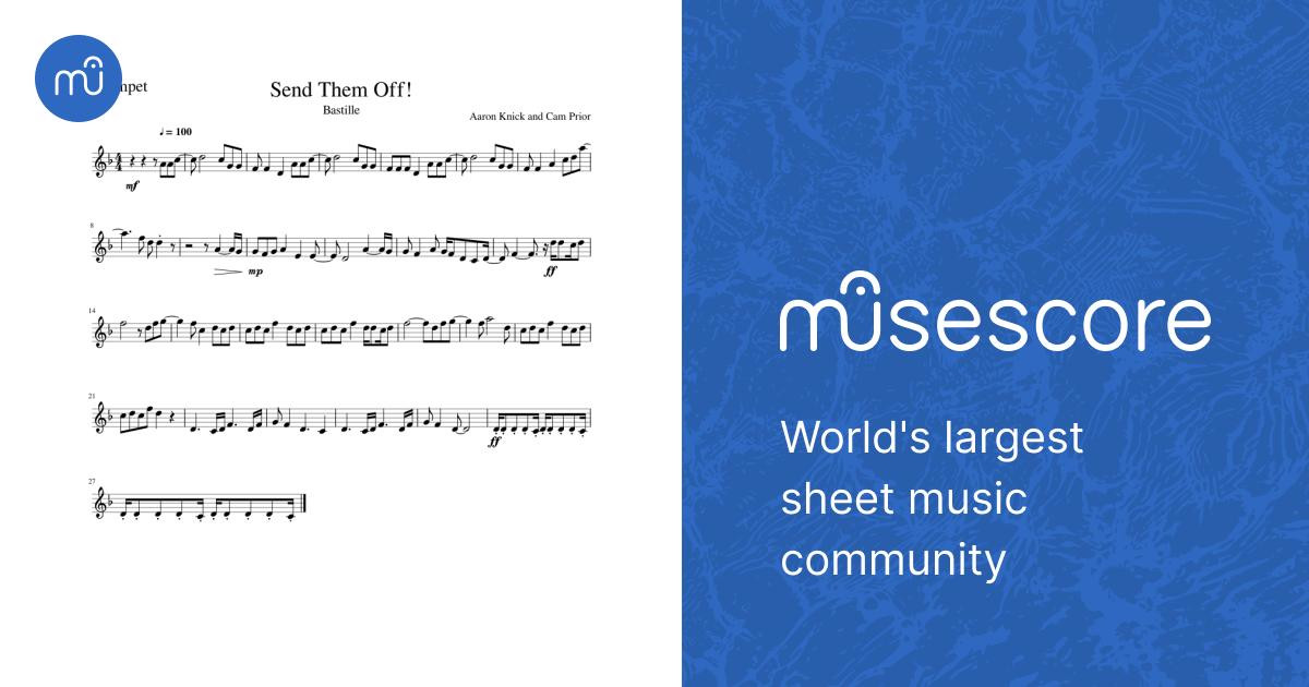 Send them off made for Baritone TC Sheet Music for Trumpet in b-flat ...