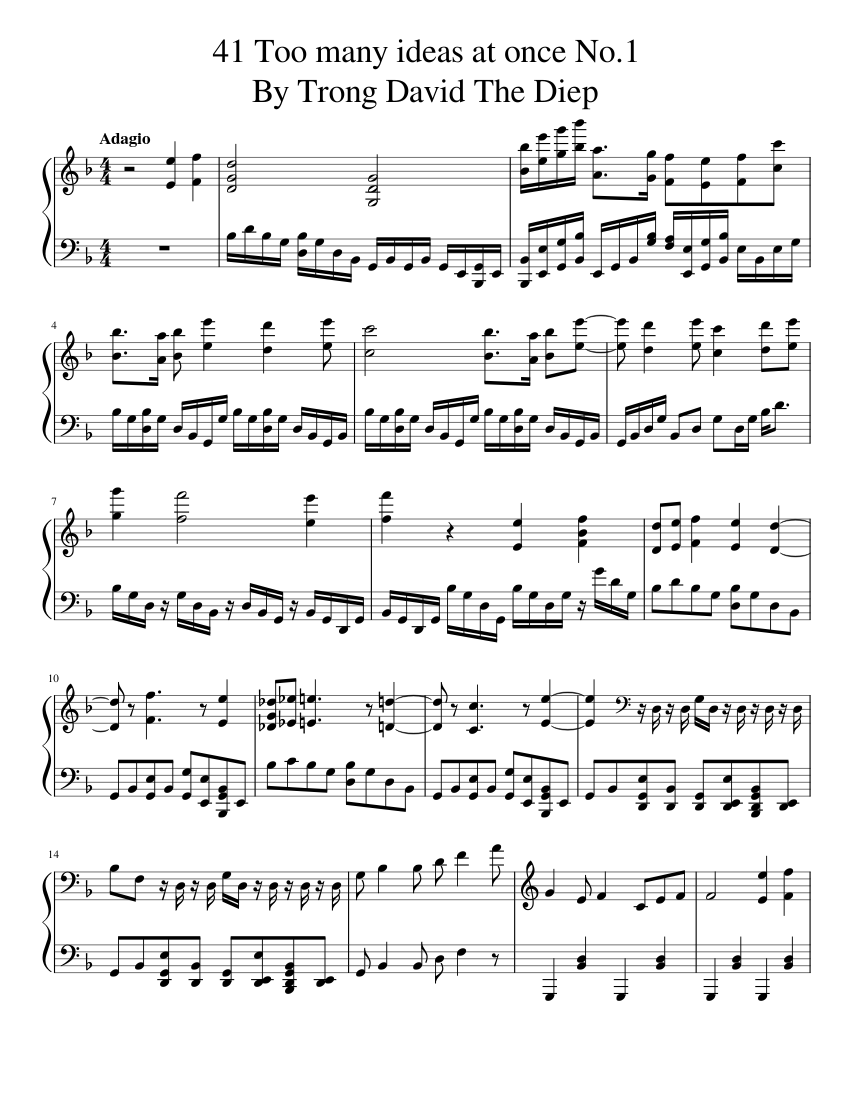 41 Sheet music for Piano (Solo) | Musescore.com