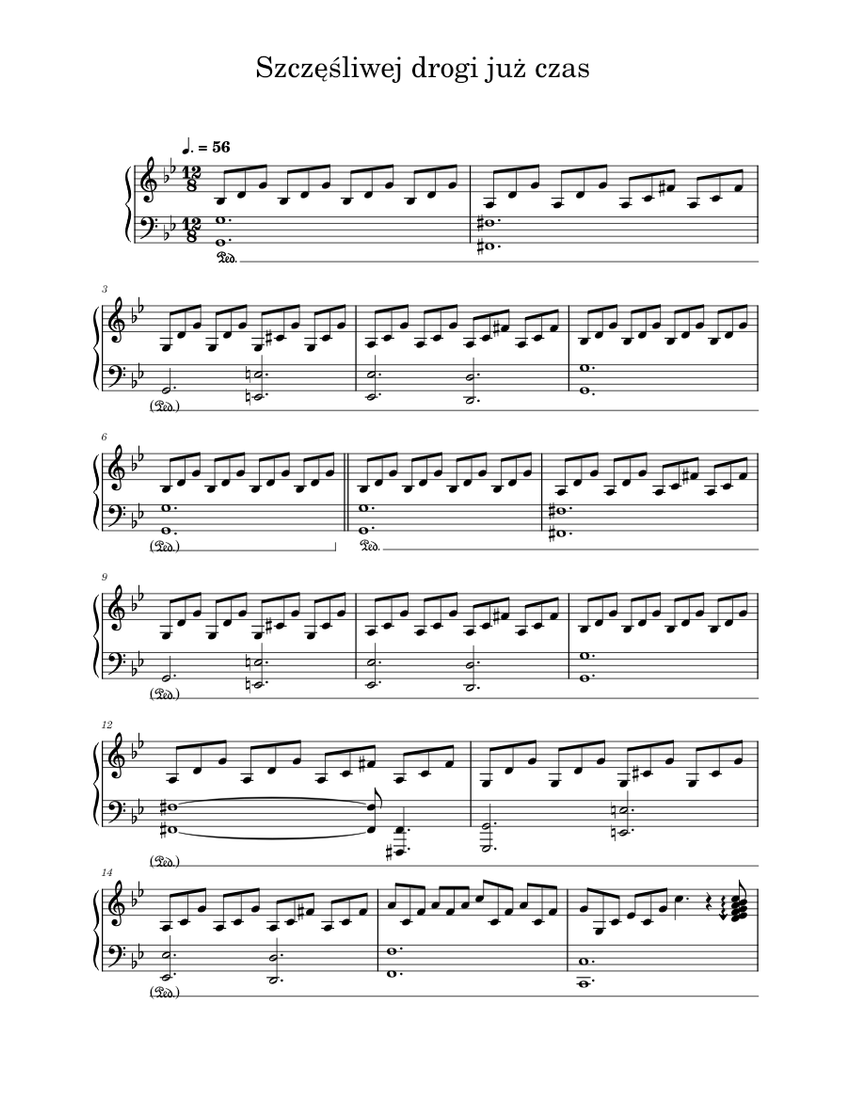 Szczęśliwej drogi już czas – Ryszard Rynkowski Szczęśliwej_drogi_już_czas Sheet music for Piano ...