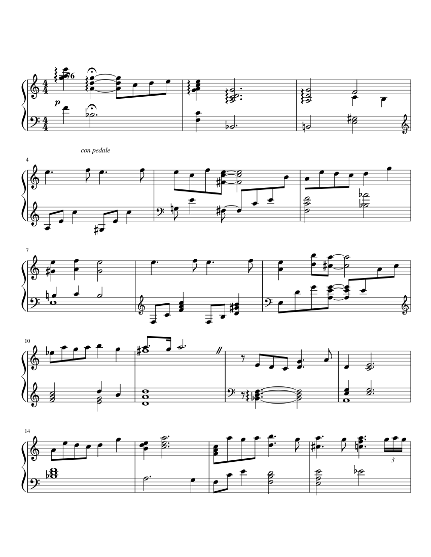 Mipha's Theme - Legend of Zelda: Breath of the Wild Sheet music for ...