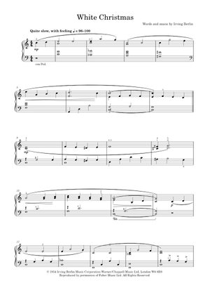 White Christmas [lead sheet] – Irving Berlin Sheet Music with Chords ...