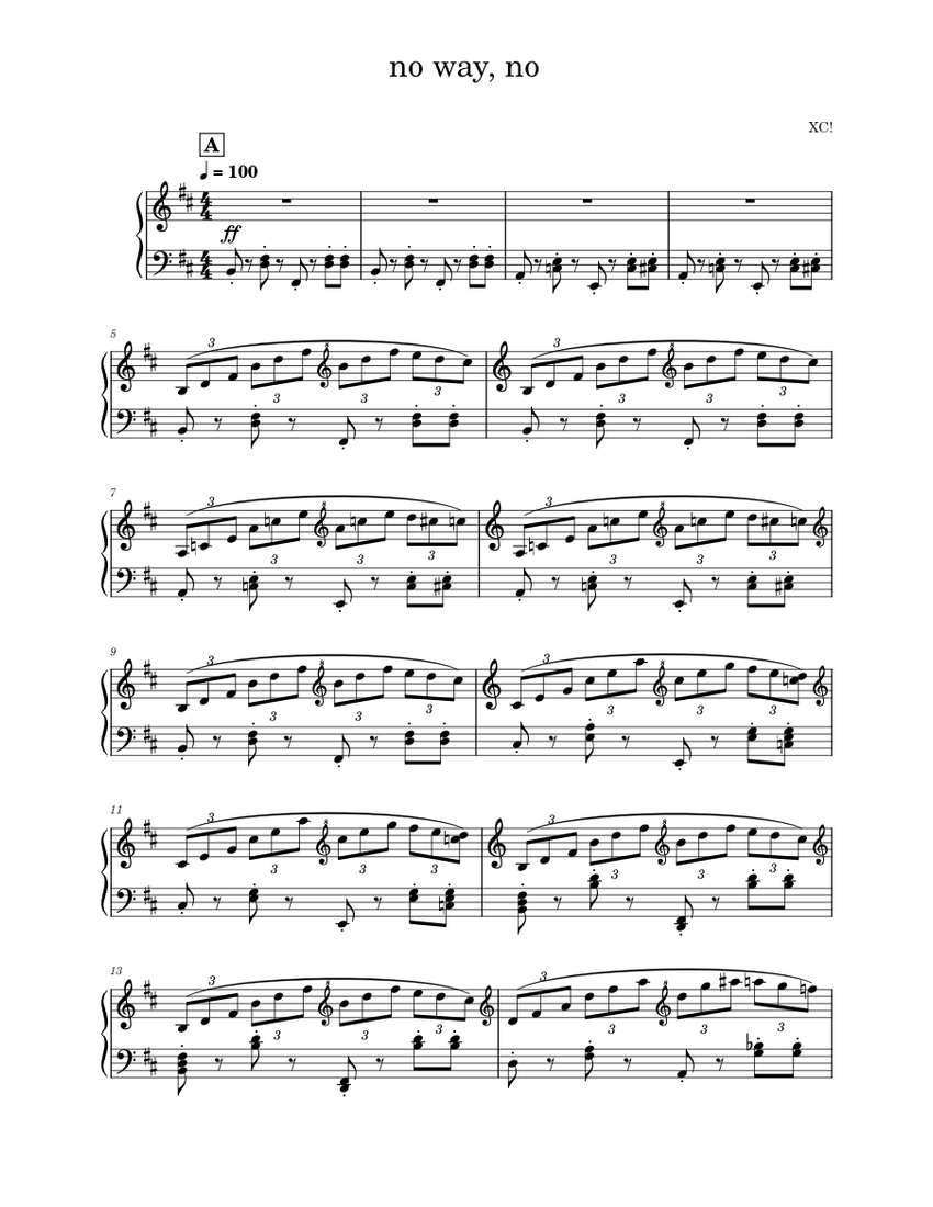 no way, no - piano tutorial