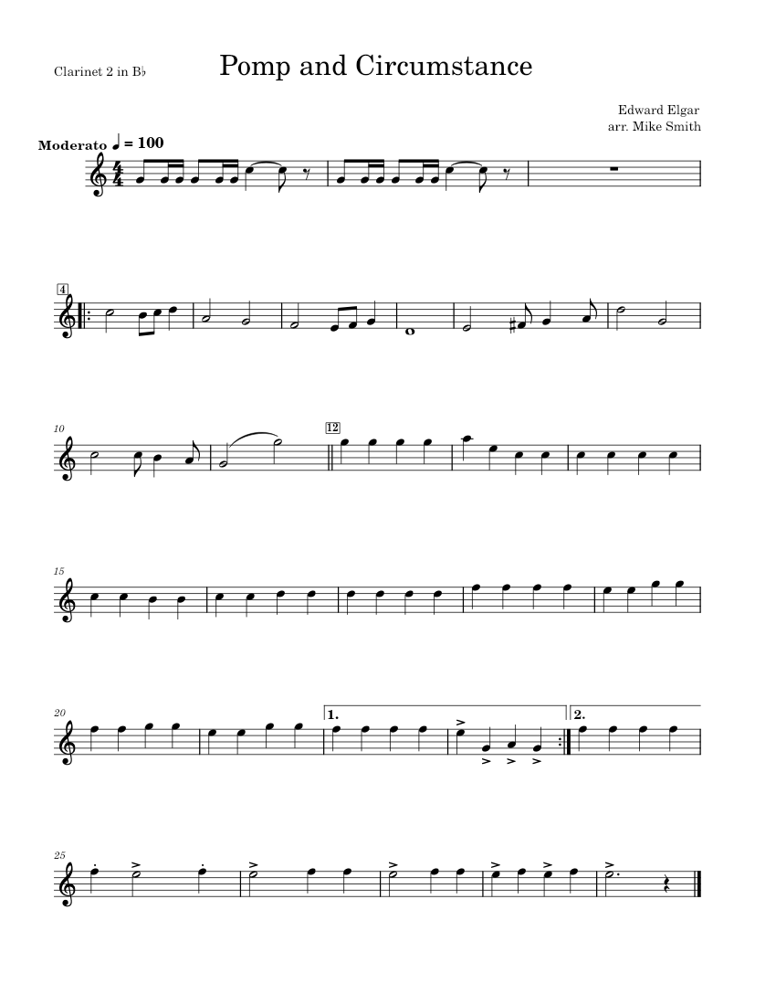 Pomp and Circumstance March No.1, Op.39 No.1 – Edward Elgar Pomp and ...